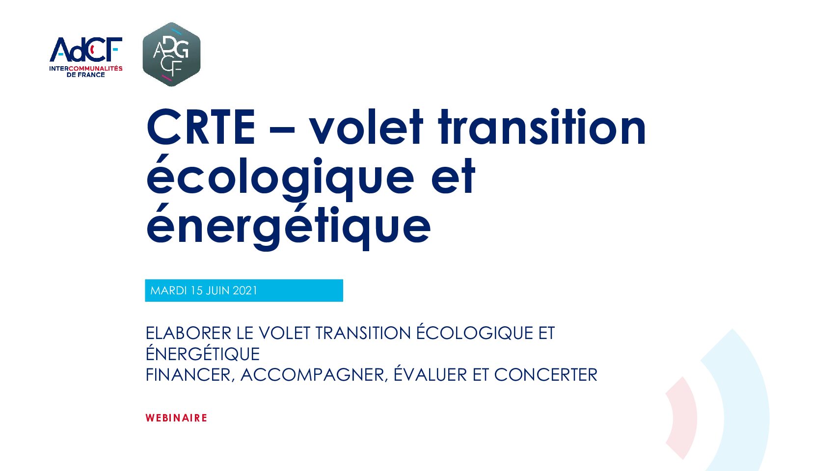 CRTE : quel contenu pour le volet transition écologique et énergétique ...