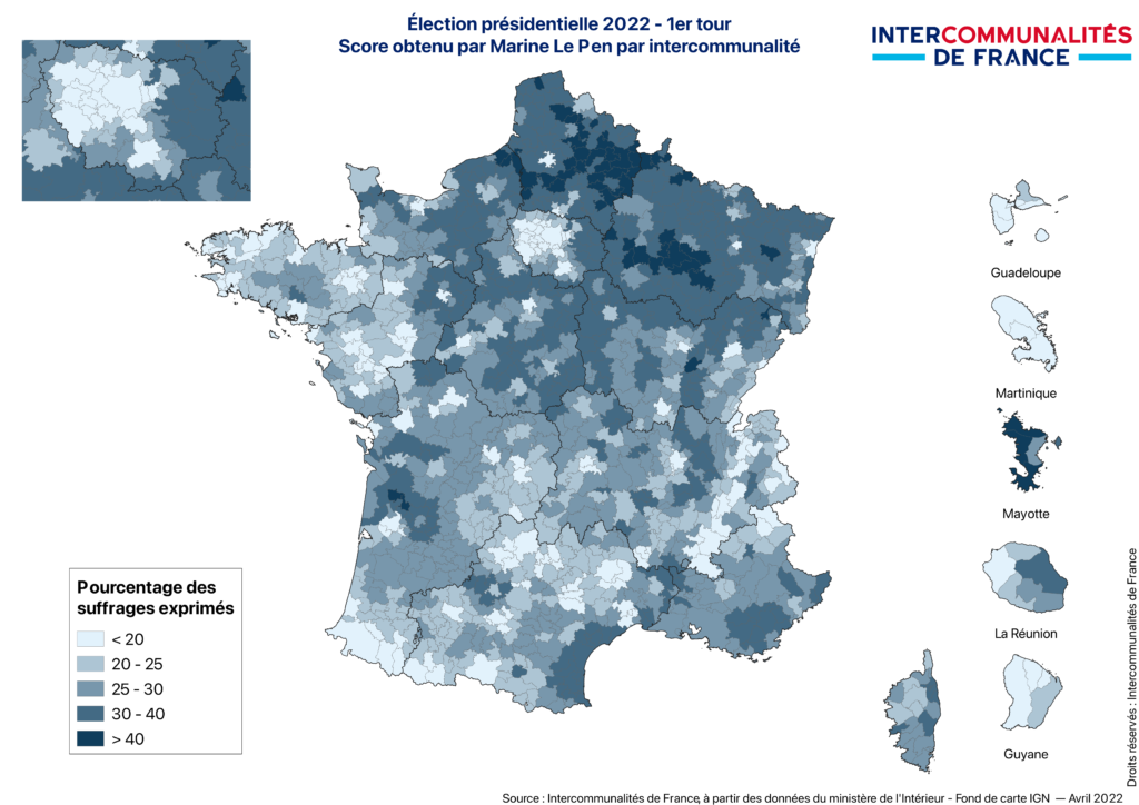 Élection présidentielle : les résultats des candidats à l’échelle ...