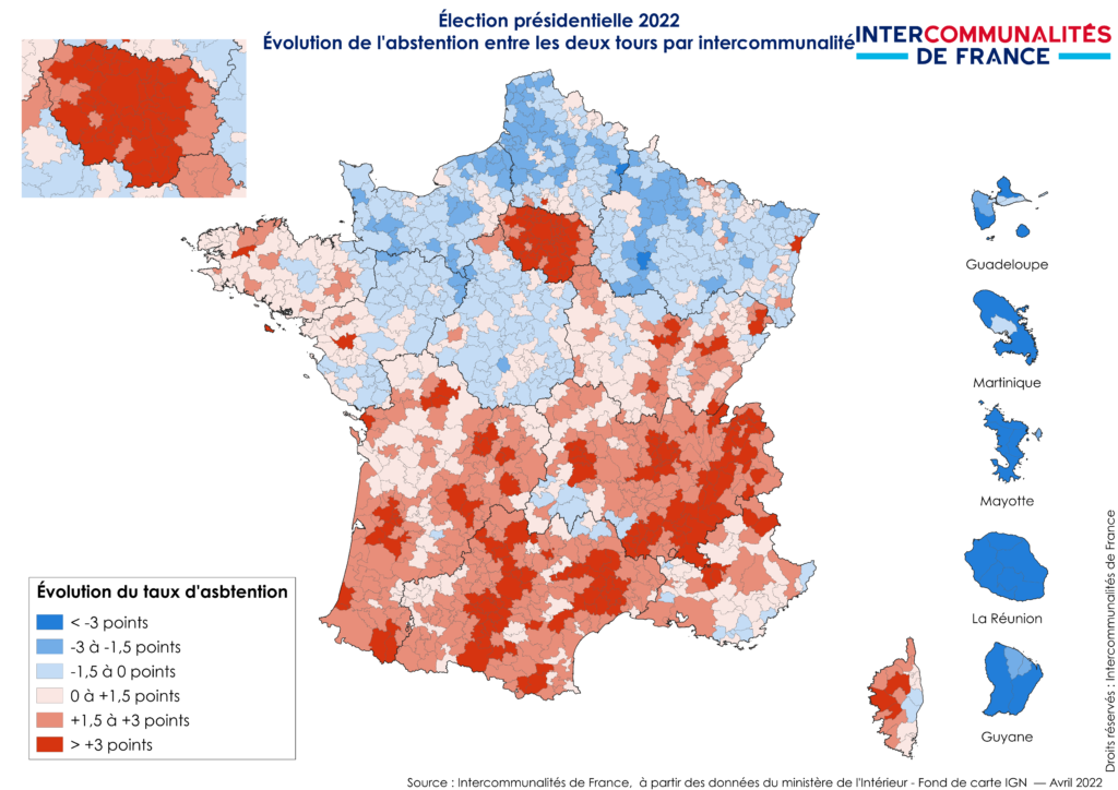 Élection présidentielle 2022 : cartographie du second tour à l’échelle ...