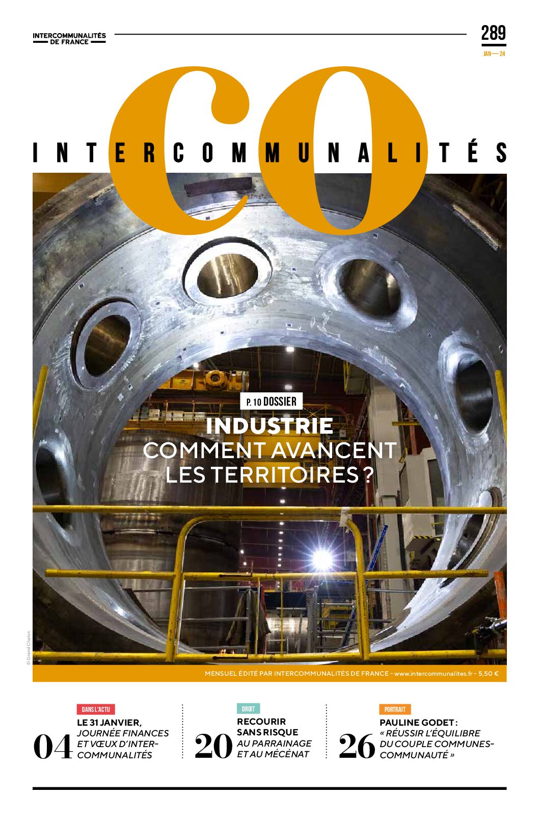Magazine Intercommunalités - janvier 2024 : Industrie, comment avancent ...